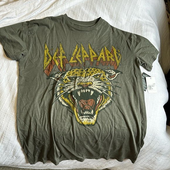 Def Leppard | Tops | Def Leppard Tee Dress | Poshmark